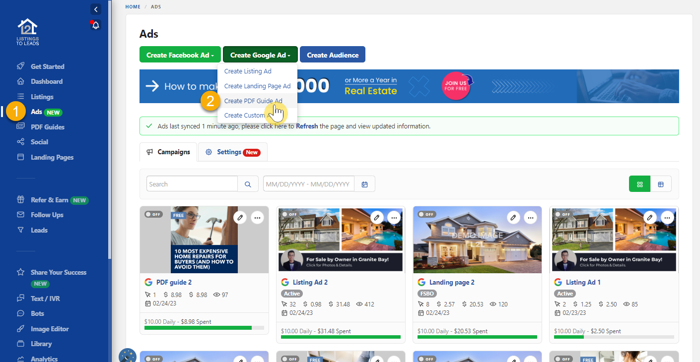 Google Ads - PDF Guides – Listings-to-Leads
