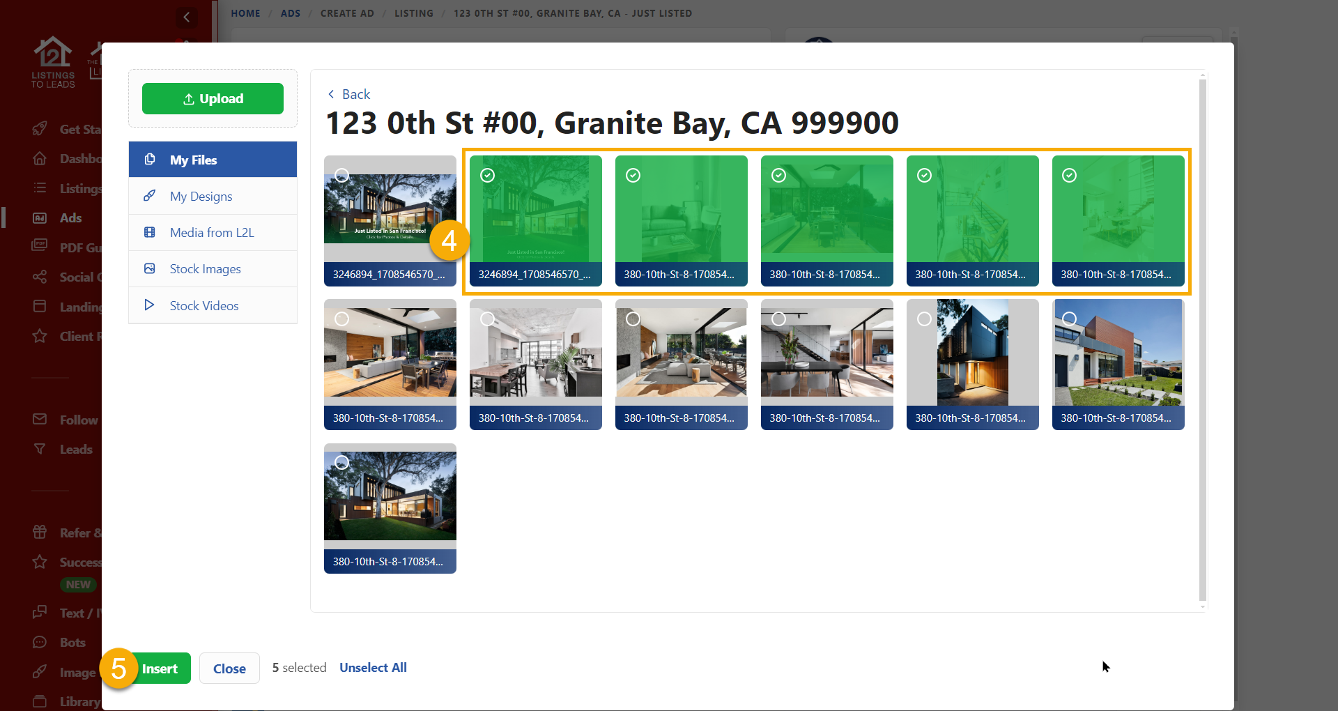Carousel Ads – Listings-to-Leads