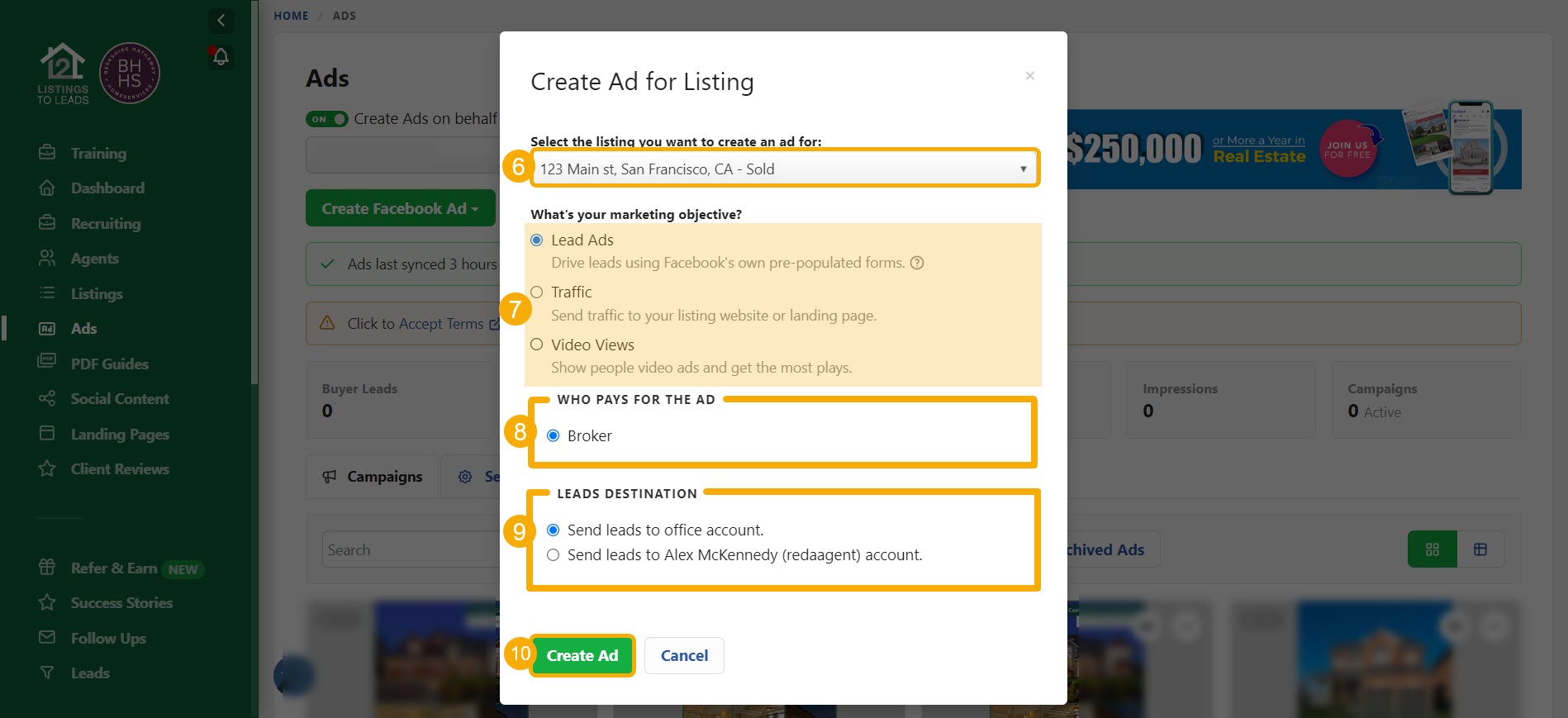 Brokers - Ads – Listings-to-Leads