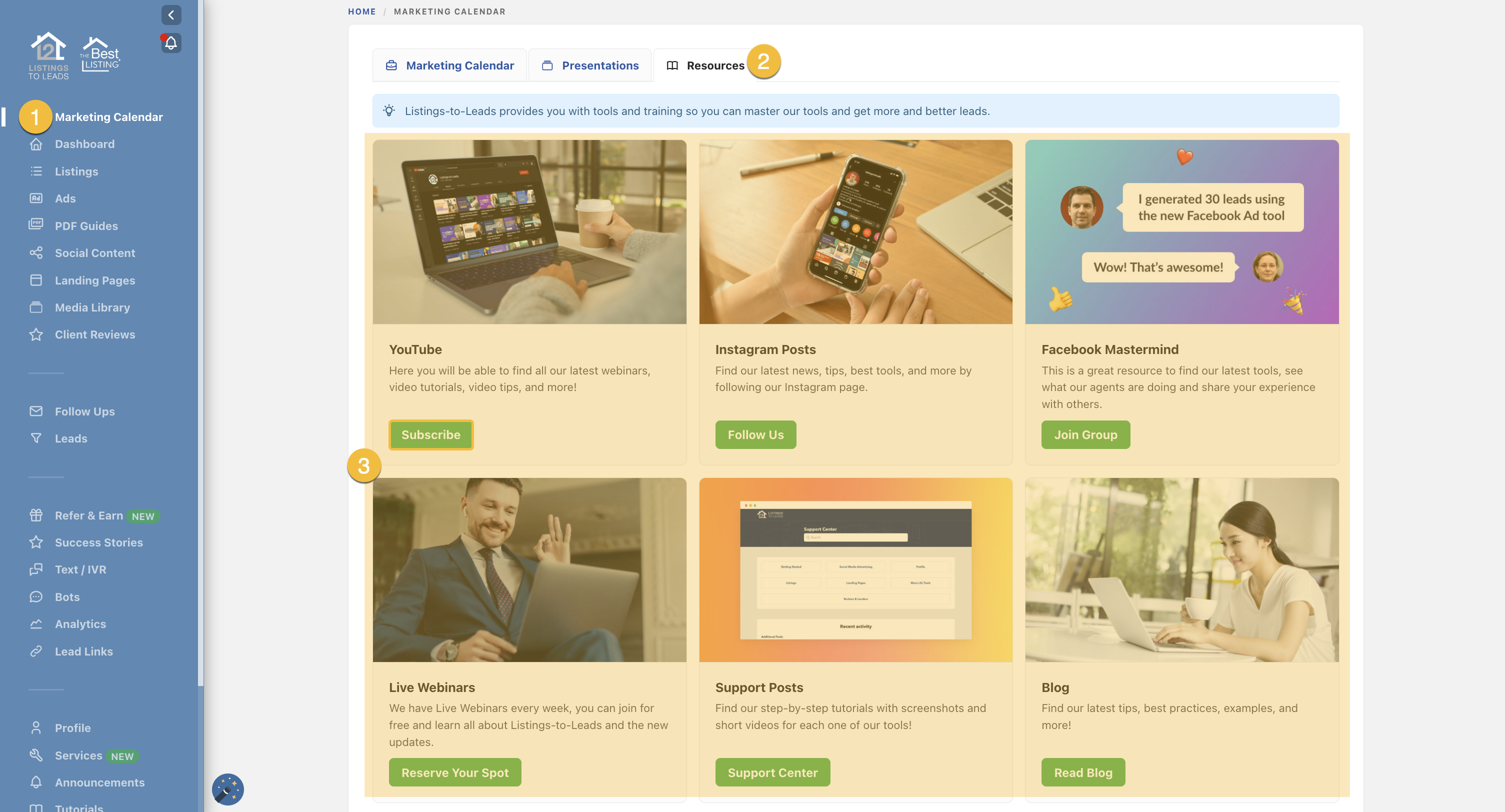 Resources – Listings-to-Leads