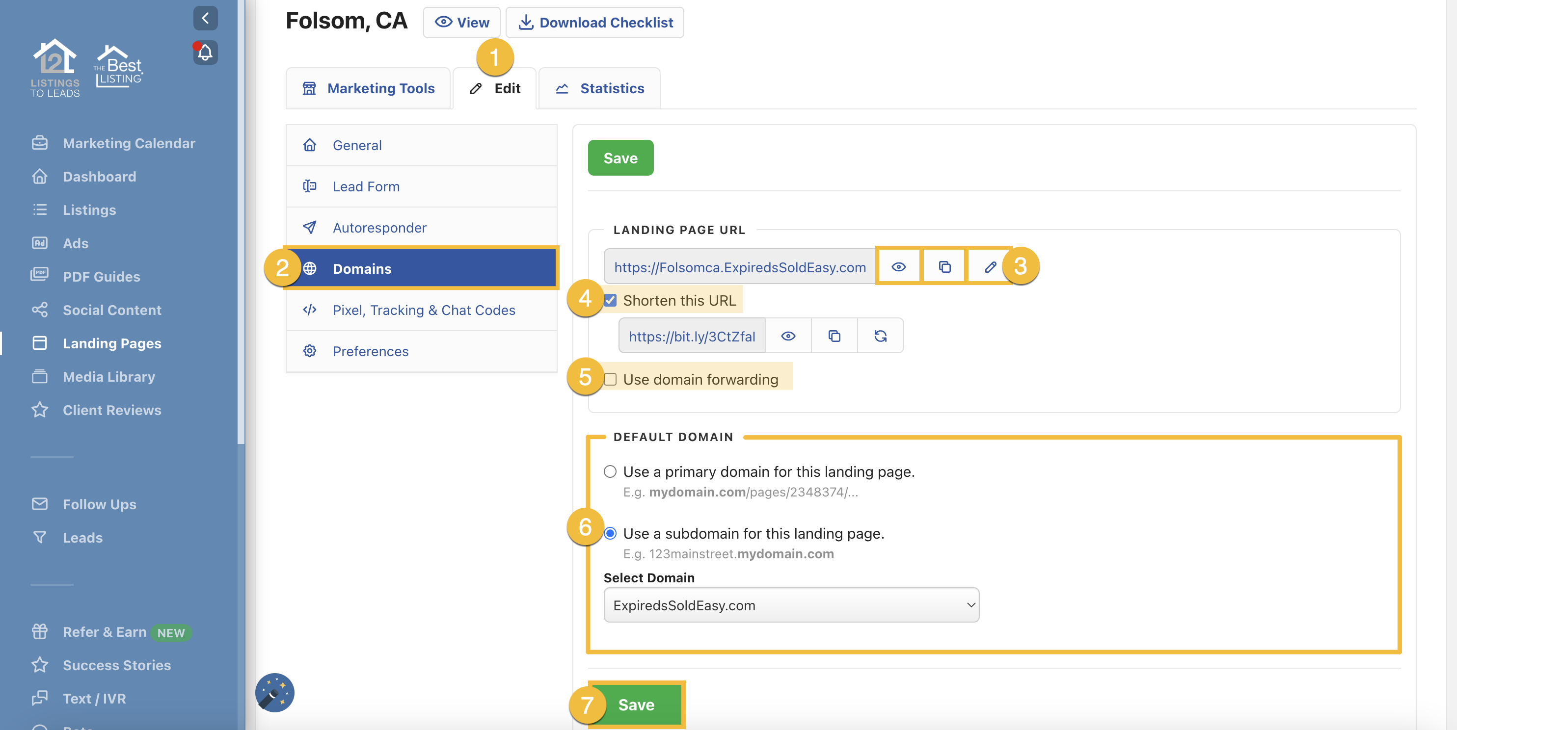 Expired Listing Landing Page - Edit – Listings-to-Leads