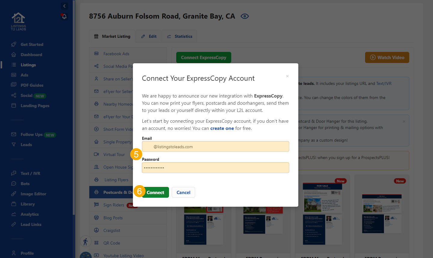 Express Copy – Listings-to-Leads