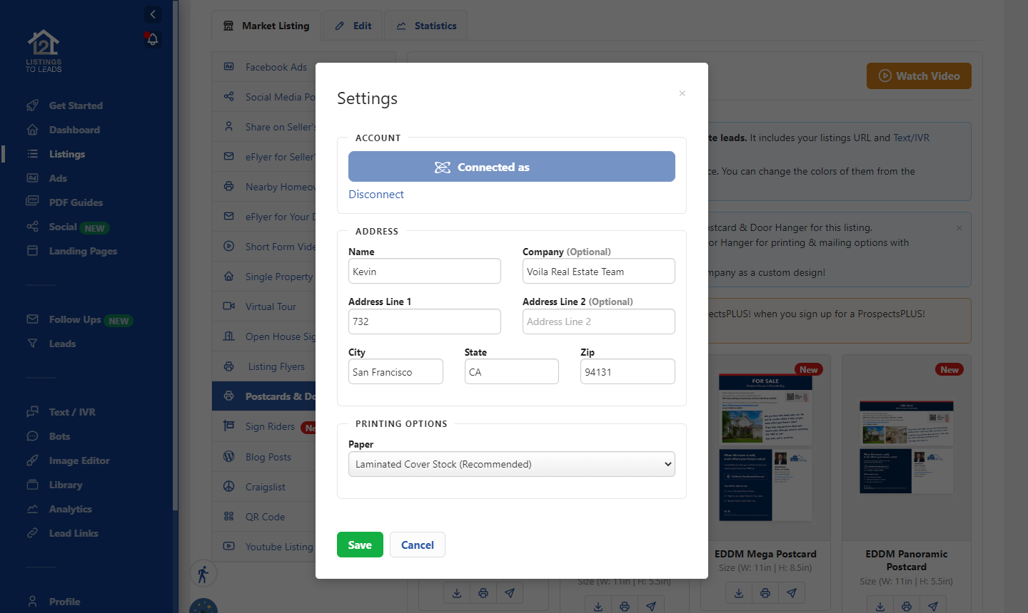 Express Copy – Listings-to-Leads